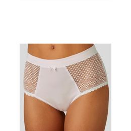 Lascana Damen Lascana Taillenslip aus Bio-Baumwolle wei&szlig; 32/34