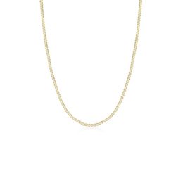 Elli Premium Damen Kette ohne Anh&auml;nger &raquo;Basic Panzerkette Klassisch Elegant 375 Gelbgold&laquo; gold