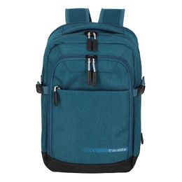 Travelite Damen Travelite Laptoprucksack &raquo;KICK OFF Cabin Rucksack&laquo; Reiserucksack Freizeitrucksack Kabinengep&auml;ck Arbeitsrucksack blau B/H/T: 25cm x 
