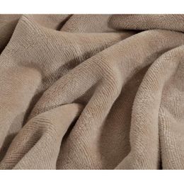 OTTO home Tagesdecke &raquo;Desner3&laquo; mit Cashmere-Touch, viele Farben erh&auml;ltlich, Decke ab 140x210 cm beige Polyester