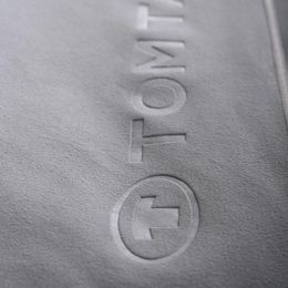 Tom Tailor HOME Sporthandtuch &raquo;Fitnesstuch COLOR BATH&laquo; Logo Pr&auml;gung, Mikrofaser, weich, schnell trocknend grau Microfaser, Mikrofaser
