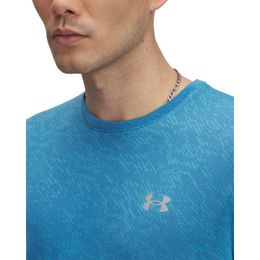 Under Armour Herren Laufshirt &raquo;UA LAUNCH CAMO SHORTSLEEVE&laquo; blau S