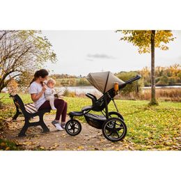 hauck Dreirad-Kinderwagen &raquo;Runner 3, olive&laquo; 22 kg mit XXL-Luftr&auml;dern und Handbremse; bis 22 kg beslastbar gr&uuml;n Dreirad-Kinderwagen