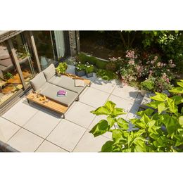 siena GARDEN Garten-Essgruppe &raquo;Alvida&laquo; 2 Stk. tlg. grau Aluminium