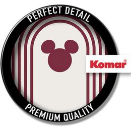 Komar Bild &raquo;Minimal Mickey&laquo; Disney 1 Stk. tlg. Wandbild zur Dekoration im Kinderzimmer - ohne Rahmen rot Holz, Papier