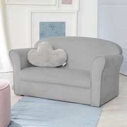 Roba Kindersofa &raquo;Lil Sofa&laquo; mit Armlehne grau