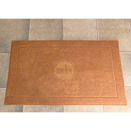 Weka Badematte H&ouml;he 50 mm BxL: 60x90 cm beige Baumwolle