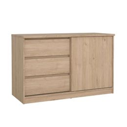 Inosign Sideboard &raquo;Naia Aufbewahrung, Schuhkommode, Stauraumkommode, Schuhschrank,&laquo; Kommode mit 1 Schiebet&uuml;r und 3 Schubladen, Breite 119 cm, H&ouml;he 76 