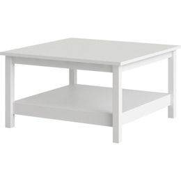 Home Affaire Couchtisch &raquo;Madrid, Beistelltisch, Sofatisch, Kaffeetisch, Wohnzimmertisch&laquo; Coffee Table mit zus&auml;tzlicher Ablage, Ma&szlig;e B/T/H 81 x 81 x 45