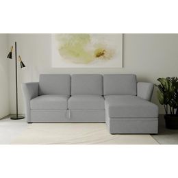 Home Affaire Ecksofa &raquo;Lavars, L-Form, Schlafsofa&laquo; mit Bettfunktion und Stauraum, in zwei verschiedenen Bezugsqualit&auml;ten grau 62% Polypropylene, 38% 