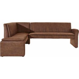 exxpo - sofa fashion Eckbank &raquo;Cortado, elegant und modern mit hohem Sitzkomfort&laquo; hohe Bodenfreiheit, sch&ouml;ne Detailverarbeitung, wahlweise Lederbezug 