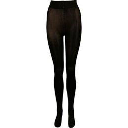Capelli New York Damen Strumpfhose mit bequemem Bundabschluss schwarz M/L