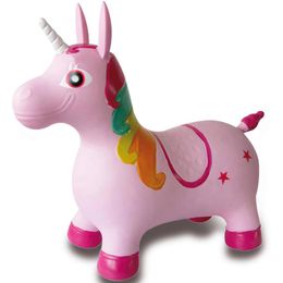 Jamara H&uuml;pftier &raquo;Einhorn&laquo; inkl. Luftpumpe rosa