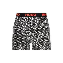 Hugo Underwear Damen HUGO Underwear Shorts &raquo;UNITE_SHORTS PRINTED&laquo; mit elastischem Logo-Bund schwarz-wei&szlig; XS, N-Gr