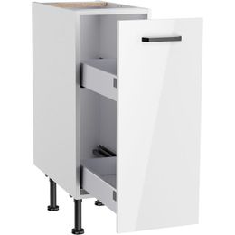 KOCHSTATION Unterschrank &raquo;KS-Paula&laquo; 30 cm breit, 87 cm hoch, mit 1 Auszug, 2 Ablagef&auml;chern