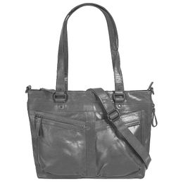 SPIKES & SPARROW Spikes & Sparrow Damen Shopper echt Leder schwarz