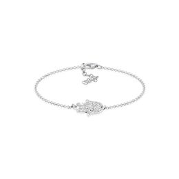 Elli Damen Armband &raquo;Hamsa Hand der Fatima 925 Silber, mit Kristallen von Swarovski &laquo; silber