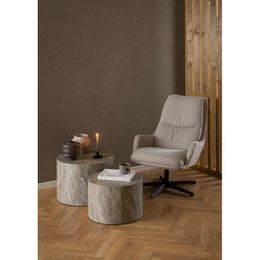 ACTONA GROUP Couchtisch &raquo;Dice Couchtisch-Set, Steinoptik, TOPSELLER! pflegeleicht, modern&laquo; Couchtisch, Beistelltisch, OTTOs Choice, rund, 2er-Set, 
