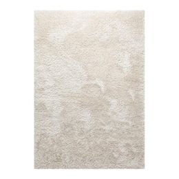 Hochflor-Teppich &raquo;Matteo HL-0961&laquo; rechteckig 50 mm H&ouml;he 100% recyceltem PET, Langflor, Shaggy, Wohnzimmer beige Polyester