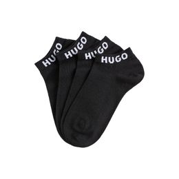 Hugo Underwear Damen HUGO Underwear Socken &raquo;3P AS UNI CC W&laquo; Packung, 3er, 3 Stk. tlg. mit kontrastfarbenen Logoschriftzug schwarz 35-38