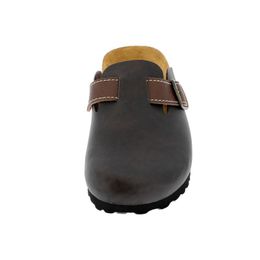 Lico Herren Pantolette &raquo;Bioline Clog&laquo; braun 46