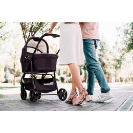 BABYGO Kombi-Kinderwagen &raquo;Style - 3in1&laquo; inkl. Babyschale mit Adaptern u. Wickeltasche gelb Kombi-Kinderwagen