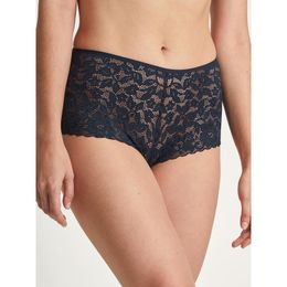Calida Damen Calida Panty &raquo;Natural Comfort Lace&laquo; elastische Spitze, Regular-Cut, weich, verspielt, feminin blau XXS (32/34)