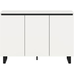Home Affaire Sideboard &raquo;TOMA, Breite: 120 cm, mit Metall-Kufen-Fu&szlig;, 3 T&uuml;ren, 3 Einlegeb&ouml;den&laquo; Anrichte, Kommode, Schrank, Board, Higboard FSC -