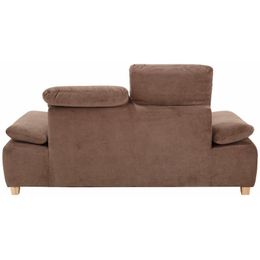 Home Affaire 2-Sitzer &raquo;Bergamo Multifunktions-Sofa, bequem und komfortabel&laquo; mit Armlehn-und R&uuml;ckenfunktion, Federkern rot Chenille 100% Polyester;