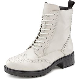 Lascana Damen Schn&uuml;rboots wei&szlig; Gr&ouml;&szlig;e 37