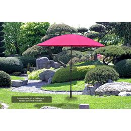 Garden Pleasure Sonnenschirm mit 24 Streben, pink pink Bezug: 100% Polyester
