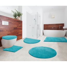 my home Badematte &raquo;Maren, Badvorleger, Badezimmer Teppich&laquo; H&ouml;he 15 mm rutschhemmend beschichtet fu&szlig;bodenheizungsgeeignet Bio-Baumwolle, Badteppich, 