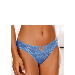 Lascana Damen Lascana Rioslip &raquo;Eleonora&laquo; mit verf&uuml;hrerischen Cut-outs blau 36/38