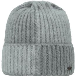 Chillouts Unisex Chillouts Strickm&uuml;tze &raquo;Hat&laquo; Grober Rippenstrick, zweifarbig grau