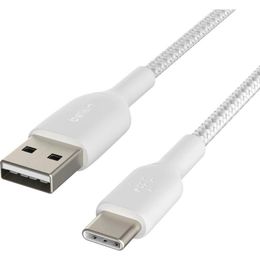 Belkin USB-Kabel &raquo;BoostCharge USB-A auf USB-C Kabel&laquo; USB-C USB Typ A 15 cm wei&szlig; BoostCharge