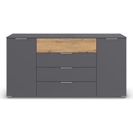 Rauch Kombikommode &raquo;Sideboard T&uuml;rkommode Schubladenkommode Kommode ASTANA&laquo; Breite 160 cm / H&ouml;he 81 cm, mit 4 Einlegeb&ouml;den, 2-t&uuml;rig, 4 ger&auml;umige 