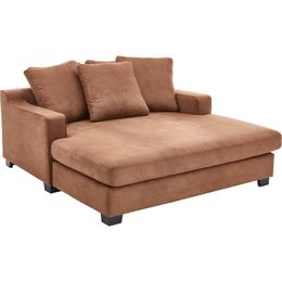 ATLANTIC HOME COLLECTION XXL-Sessel &raquo;Nobel&laquo; Megasessel, Loveseat, inkl. 5 R&uuml;ckenkissen, frei im Raum stellbar braun
