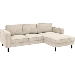 Trendmanufaktur Ecksofa &raquo;Watkins, Couch wahlweise mit Schlaffunktion & Bettkasten, auch in Cord&laquo; Recamiere beidseitig montierbar, Sofa in L-Form, 