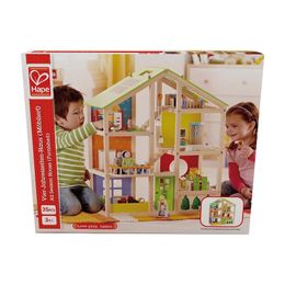 HAPE Puppenhaus &raquo;Vierjahreszeiten&laquo; inkl. Puppenm&ouml;bel bunt Puppenhaus