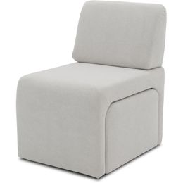 DOMO collection Sessel &raquo;mit Hocker 700017 ideal f&uuml;r kleine R&auml;ume, platzsparend, bequem&laquo; Hocker unter dem Sessel verstaubar, lieferbar in nur 2 Wochen 