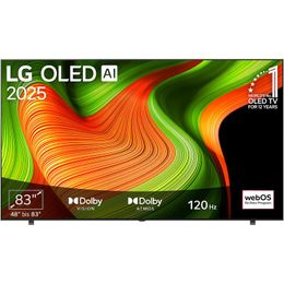 LG OLED-Fernseher &raquo;OLED83B59LA&laquo; 210 cm/83 &prime;&prime; Smart-TV schwarz ALLM, QMS), 2x USB 2.0, LAN, Wi-Fi 6, Bluetooth v 5.3; NVIDIA G-SYNC, AMD FreeSync , 