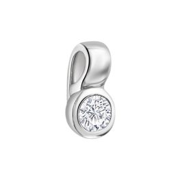Vivance Damen Kettenanh&auml;nger &raquo;925 Sterling Silber rhodiniert Zirkonia&laquo; () wei&szlig;