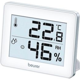 Beurer Innenwetterstation &raquo;HM 16 Thermo-Hygrometer, Kontrolle von Temperatur und Luftfeuchtigkeit&laquo; () Mit Smiley-Indikation, ideal f&uuml;r zuhause oder im