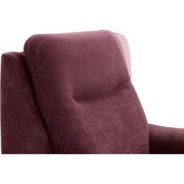 Sit & More sit&more Sessel &raquo;Boccaccio&laquo; inklusive Federkern und Kopfteilverstellung lila Kunstleder SOFTLUX ;Luxus-Microfaser (90% Polyester, 10% Polyamid);