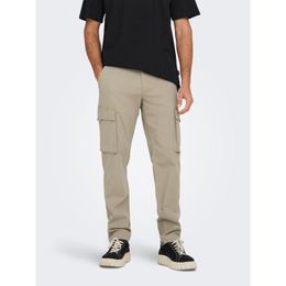 Only & Sons ONLY & SONS Cargohose &raquo;ONSNEED CARGO 4563 PANT&laquo; chinchilla 31 - L&auml;nge 32 L&auml;nge 32 31 Cargohose von Only & Sons