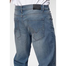 H.I.S. H.I.S Herren Comfort-fit-Jeans &raquo;ANTIN&laquo; bequeme Passform, gerades Bein, mit Used-Waschung blau 38, L&auml;nge 34