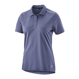 Gonso Damen Radtrikot &raquo;Essential Poloshirt W&laquo; Damen Radshirt, Polo-Shirt mit Spitzkragen, mit R&uuml;ckentasche blau 36