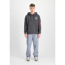 Alpha Industries Herren Hoodie &raquo;NASA Orbit Hoodie&laquo; grau XXL