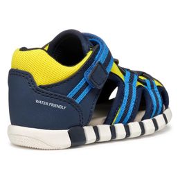 Geox Jungen Lauflernschuh &raquo;B SANDAL IUPIDOO BOY&laquo; , Trekking Sandale, Outdoorschuh, Babyschuh mit Klettverschluss bunt 25