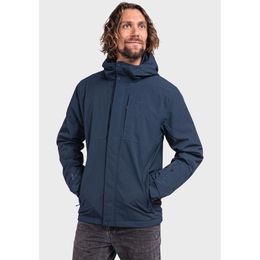 Sch&ouml;ffel Sch&ouml;ffel Herren Outdoorjacke &raquo;Ins Jacket Antwerpen M&laquo; mit Kapuze blau 58